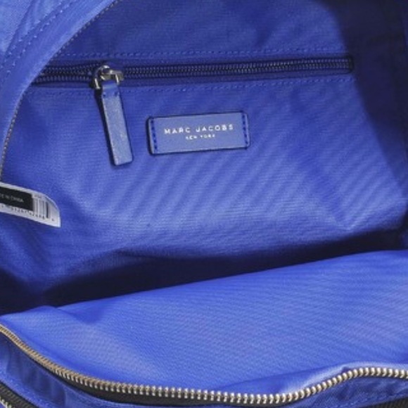 Marc Jacobs | Bags | Marc Jacobs Medium Trek Backpack In Blue Nylon ...